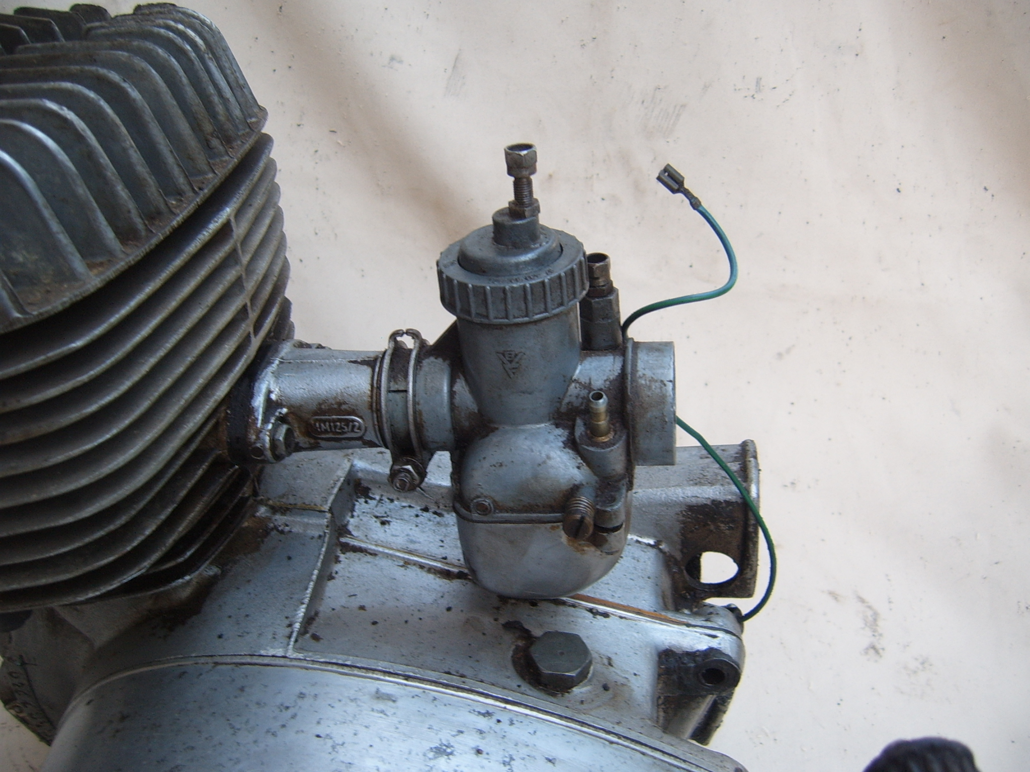 Motor MZ ES TS 125 - MM125/2 mit Zylinderkopf Vergaser