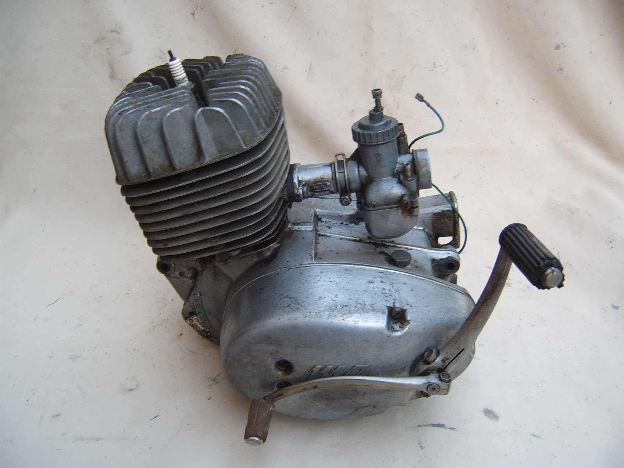 Motor MZ ES TS 125 - MM125/2 mit Zylinderkopf Vergaser