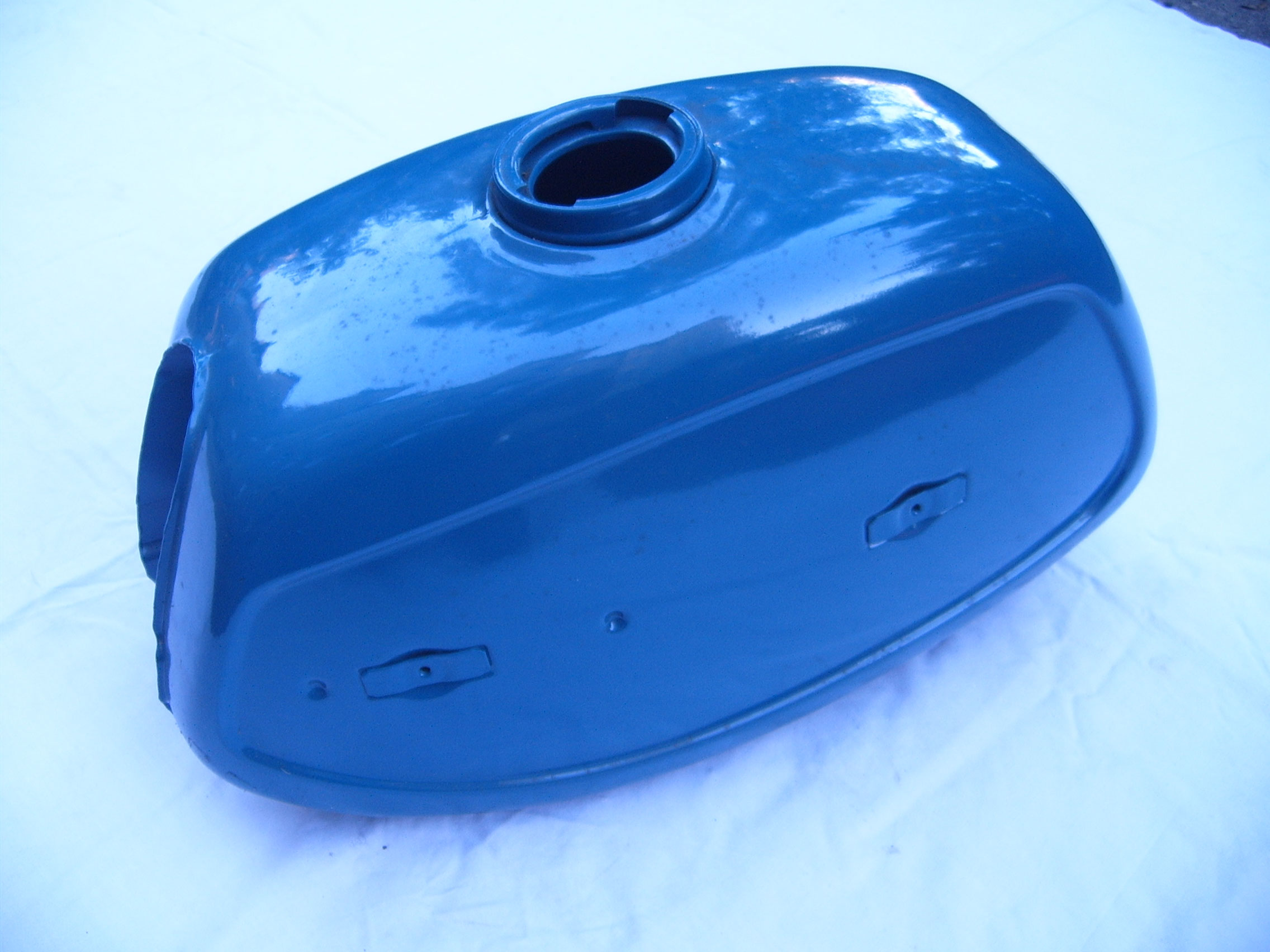 12,5 Liter MZ TS 250 Tank neu blau - mz-es.de Ersatzteileshop
